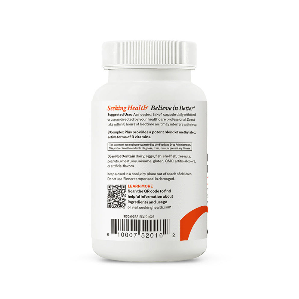 B Complex Plus | Vitamin B Supplement | Seeking Health