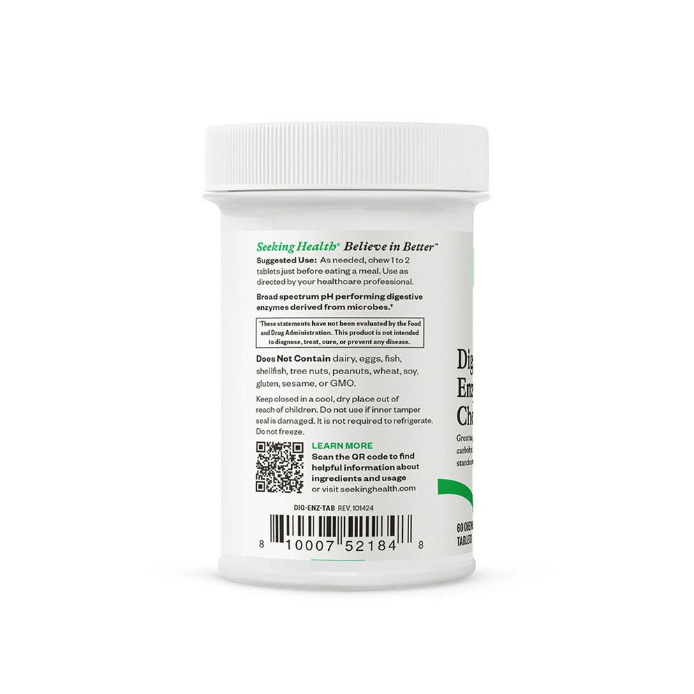 Digestive Enzymes Chewable | Seeking Health