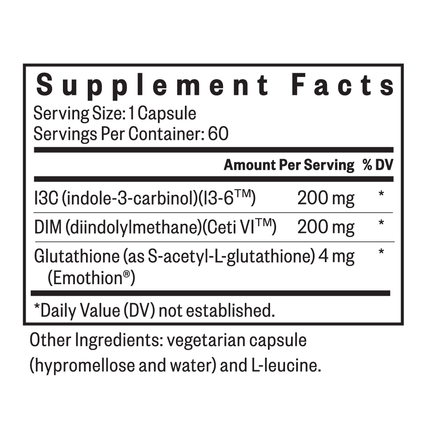 DIM Supplement | DIM + i3c | Seeking Health