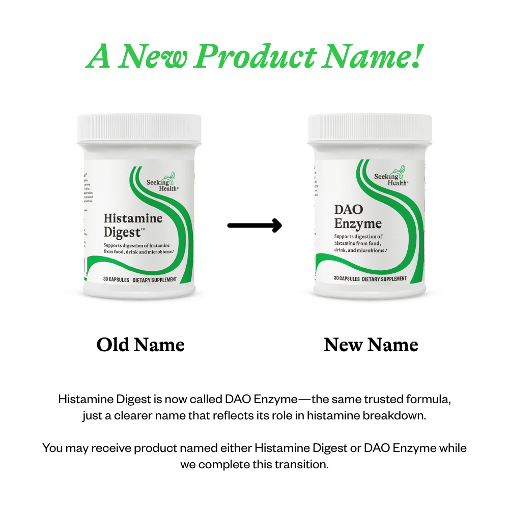 DAO Enzyme | Best DAO Supplement — Seeking Health