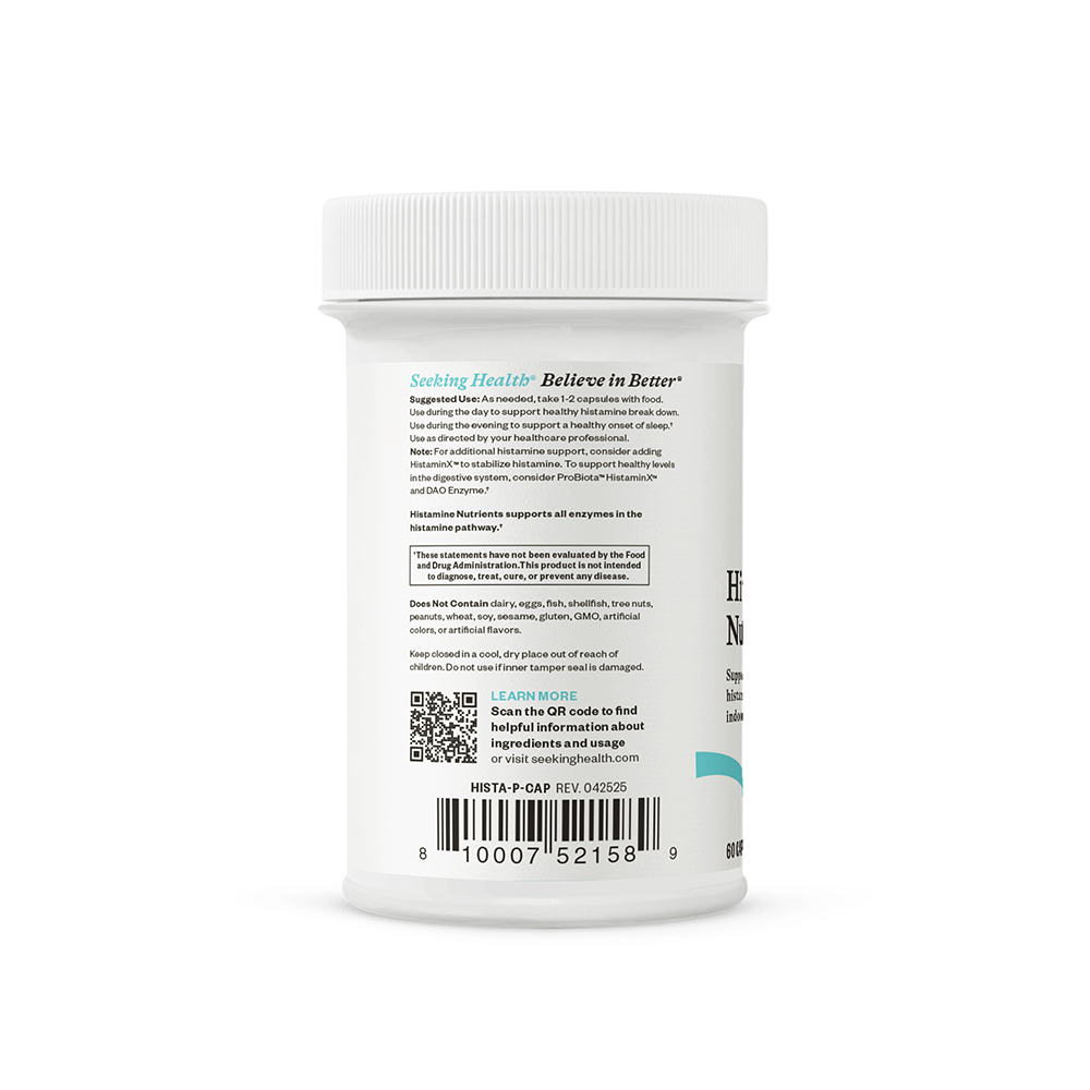 Histamine Nutrients | Histamine Block | Seeking Health