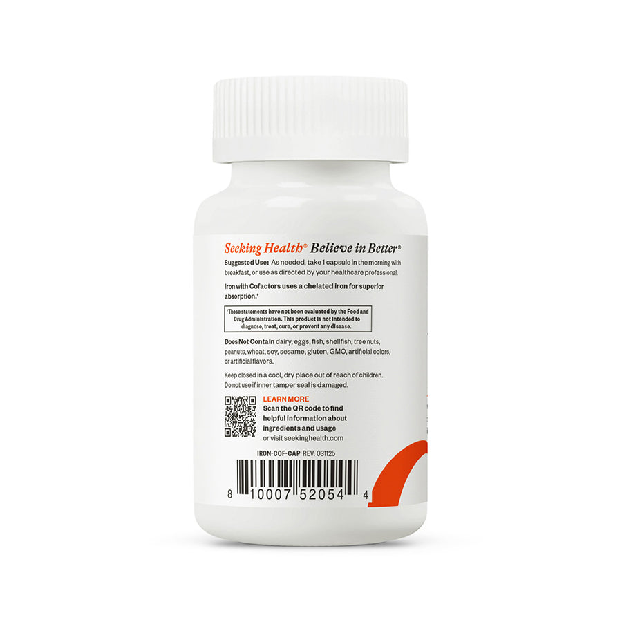 Iron Supplement with Cofactors - Optimal Iron — Seeking Health