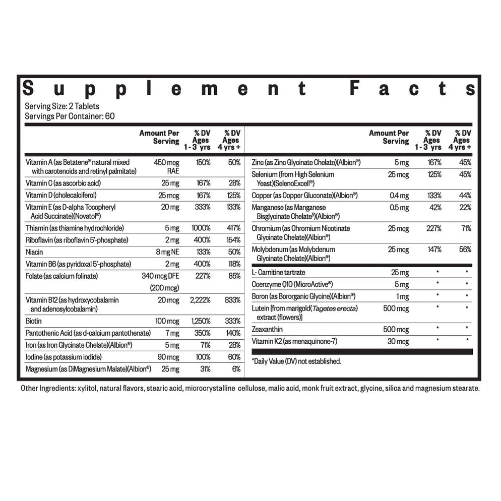 Kids Multivitamin Chewable MF | Seeking Health