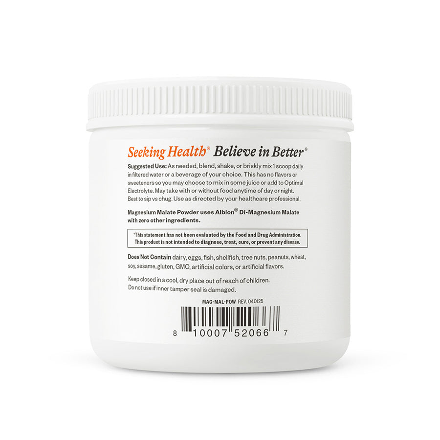Magnesium Malate Powder | Seeking Health®