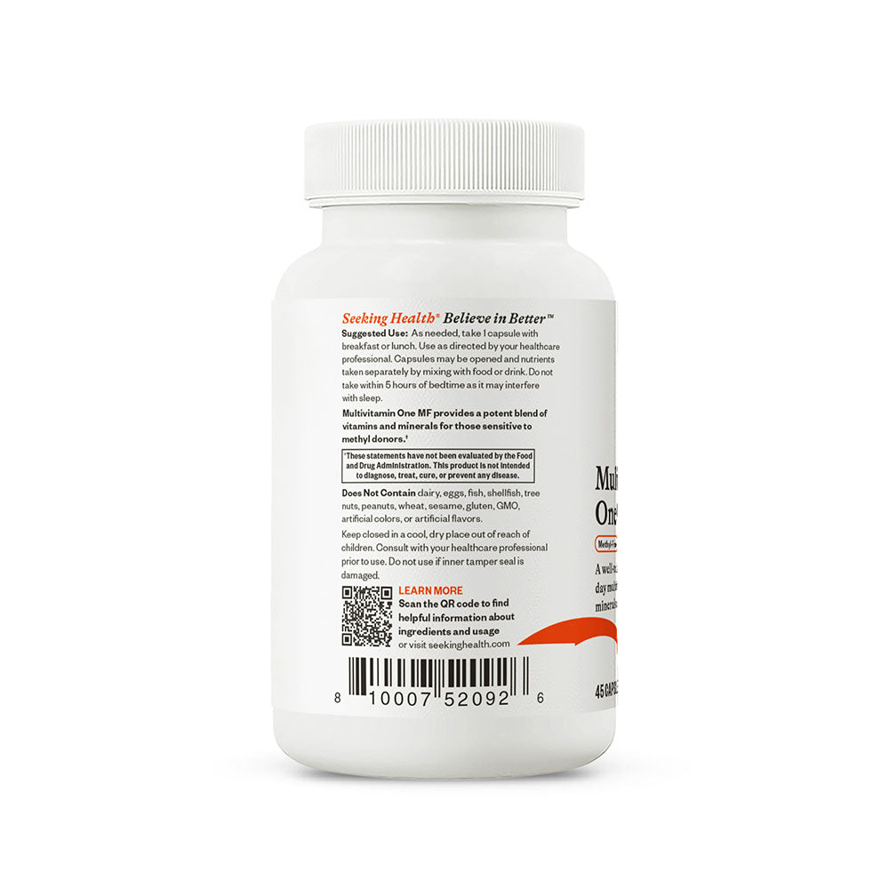 Multivitamin One MF — Seeking Health