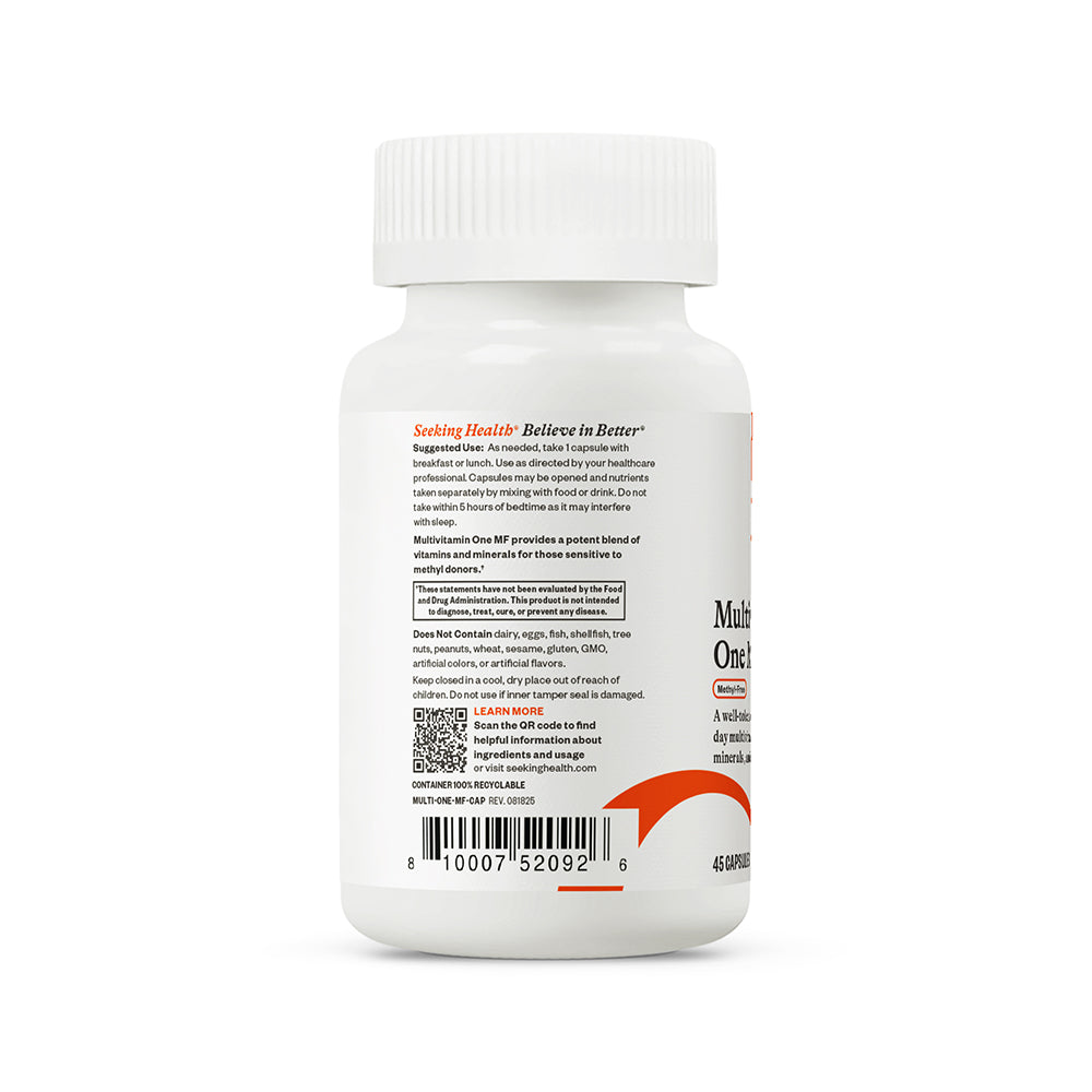 Multivitamin One MF — Seeking Health