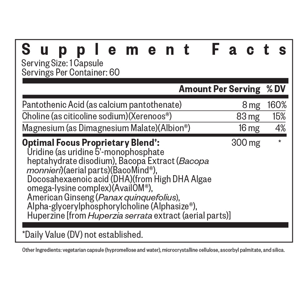 Optimal Focus — Seeking Health