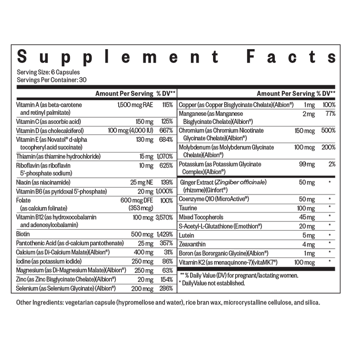 Optimal Prenatal MF | Methyl Free Prenatal | Seeking Health®