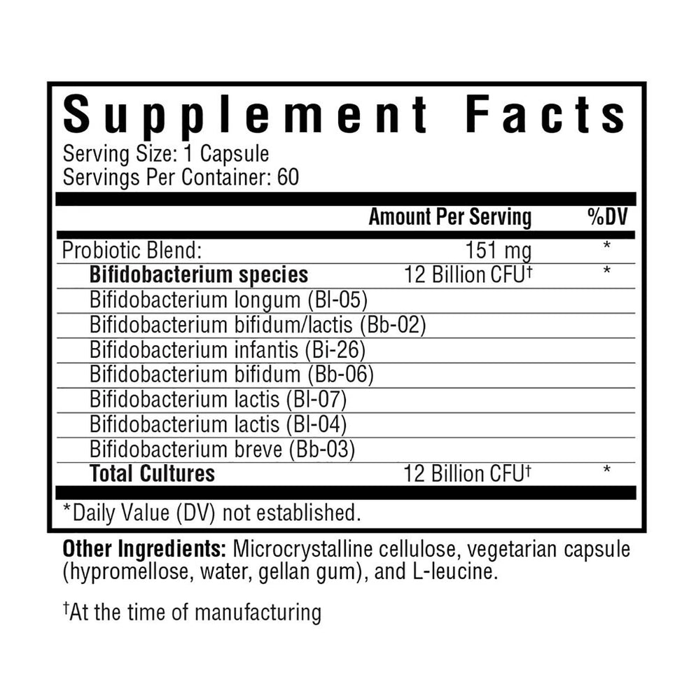 Probiota Bifidobacterium | | SeekingHealth